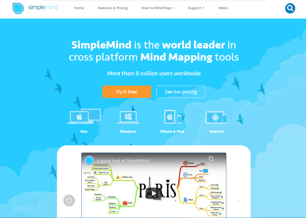 スマホでもマインドマップが作成できる「SimpleMind」の使い方
