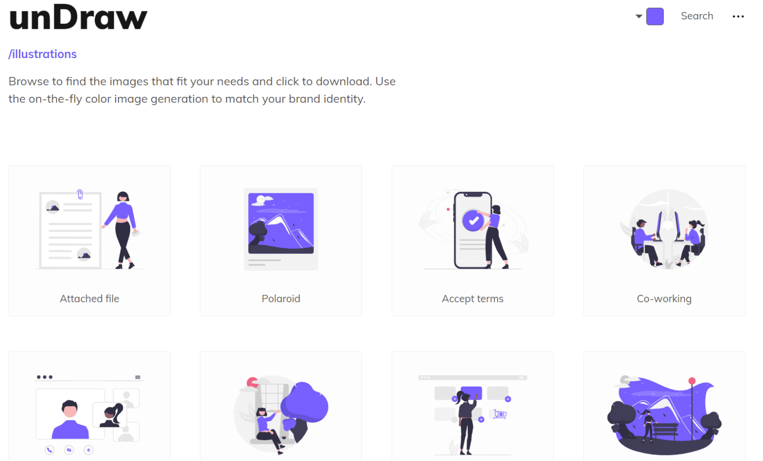 無料で商用可能なイラスト素材が手に入る「unDraw」の使い方