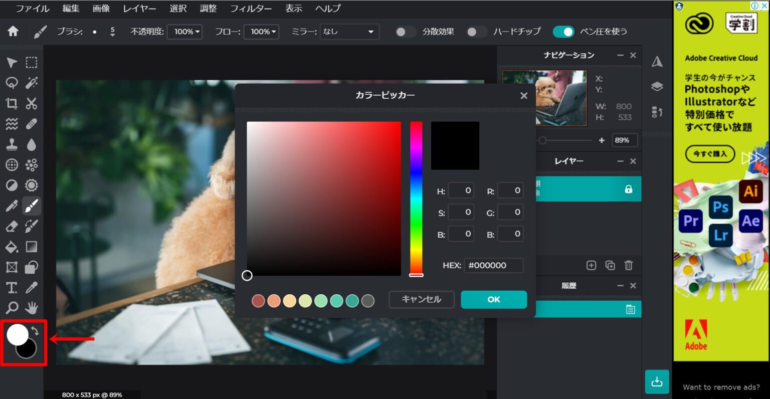 日本語で使えるインストール不要の無料画像編集ツール「Pixlr E」の使い方
